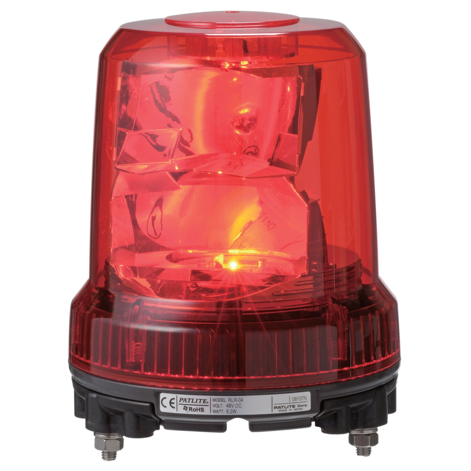 RLR-M2-R｜強耐震型LED大型回転灯 AC100〜240V 赤 – 電材Days