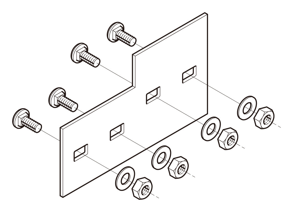 ARD8-10｜段違い継ぎ金具 – 電材Days