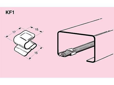 KF1｜軽量型ケーブル支持金具 VVF1回線 – 電材Days
