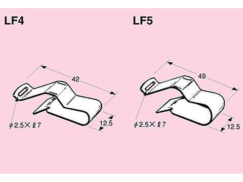 LF5｜VVFケーブル支持金具 一般形鋼用 1回線 – 電材Days