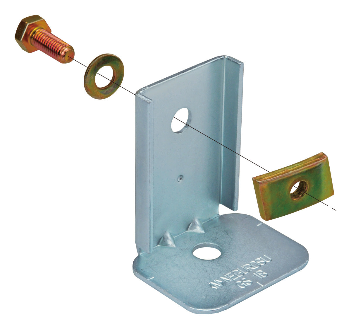 S-GS1B｜配管架台システム ベース金具 SUS製 – 電材Days