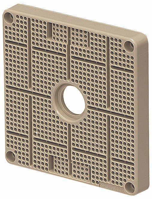 POWF-1212J｜ポリ台照明器具取付用 120×120×15 ベージュ – 電材Days