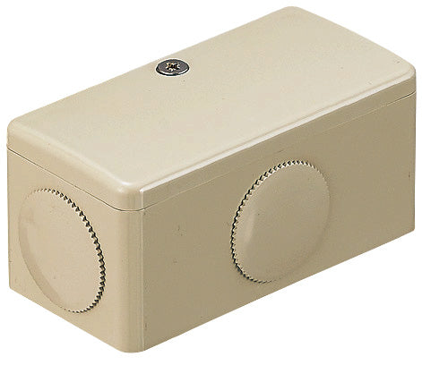 PVU-BKJ｜ユニバーサルBOX ベージュ オネジキャップ付 – 電材Days